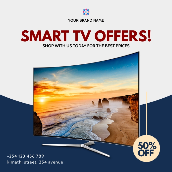 Copy of smart tv electronics gadgets appliances flyer | PosterMyWall