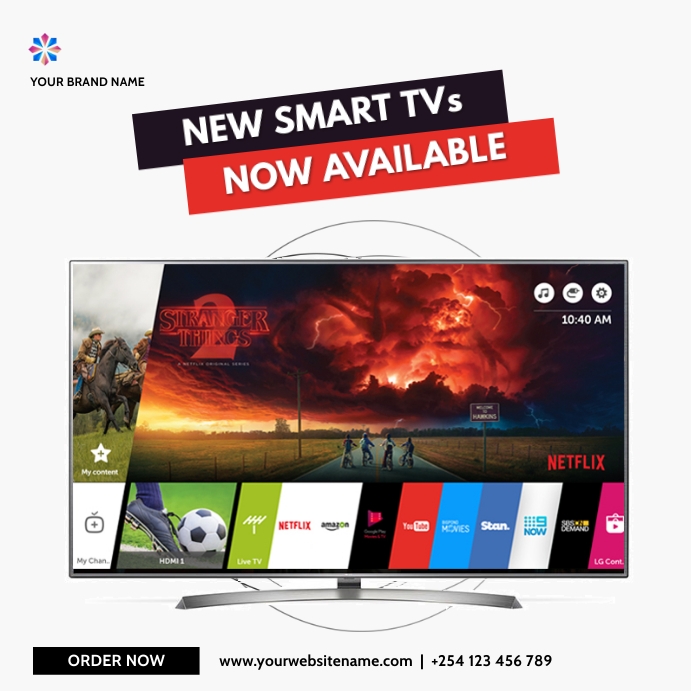 smart tv electronics gadgets appliances flyer Template | PosterMyWall
