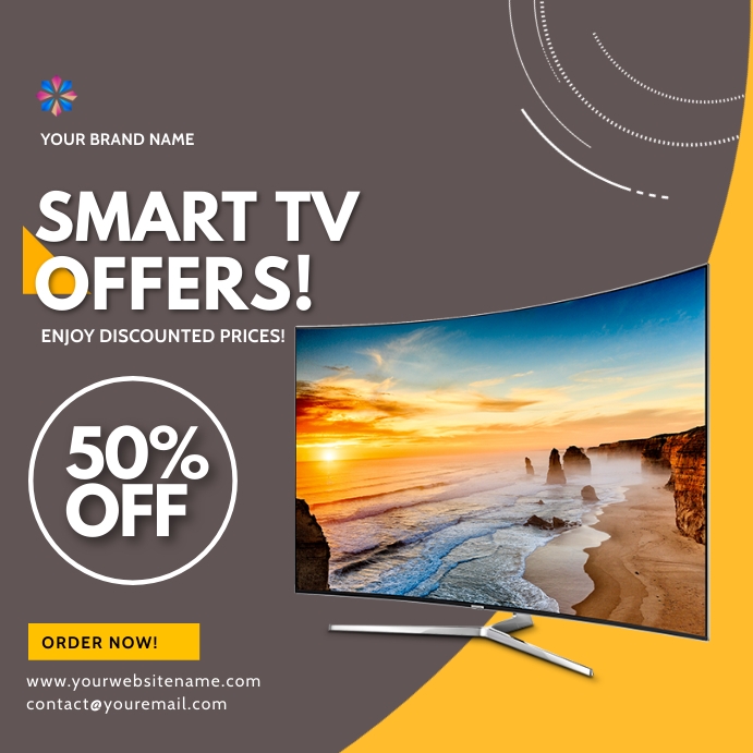 smart tv electronics gadgets appliances flyer Template | PosterMyWall