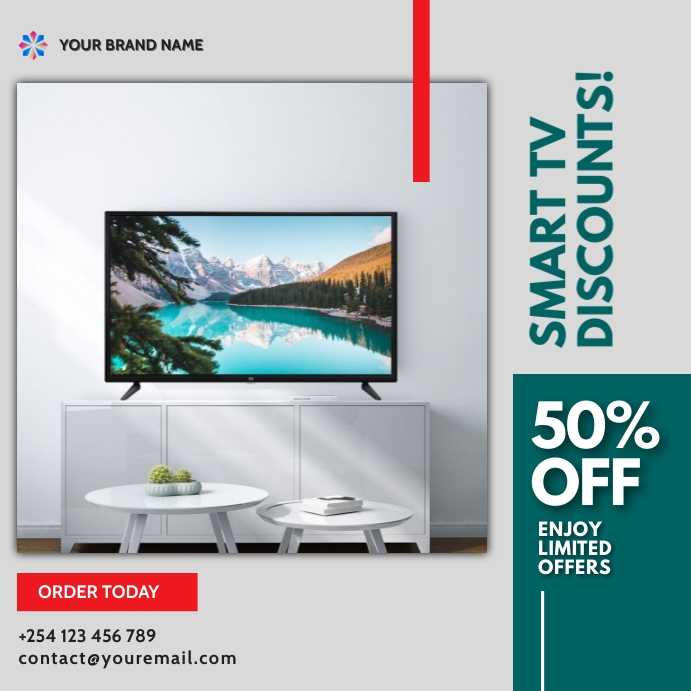 smart tv electronics gadgets appliances flyer Template | PosterMyWall