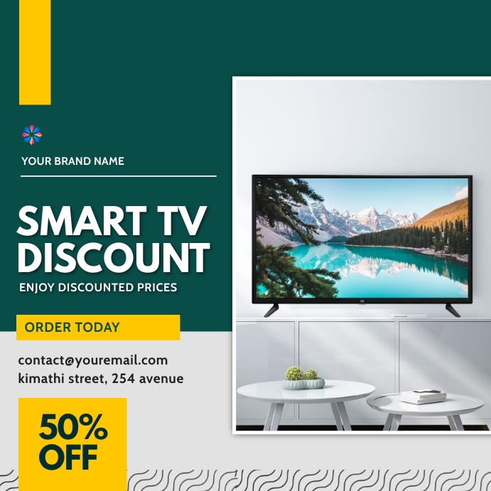 Copy of smart tv electronics gadgets appliances flyer | PosterMyWall