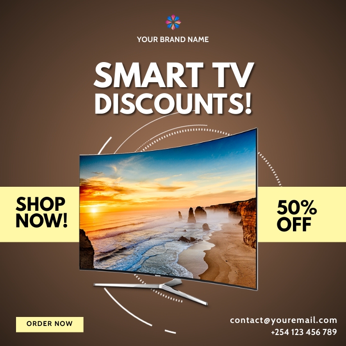 smart tv electronics gadgets appliances flyer Template | PosterMyWall
