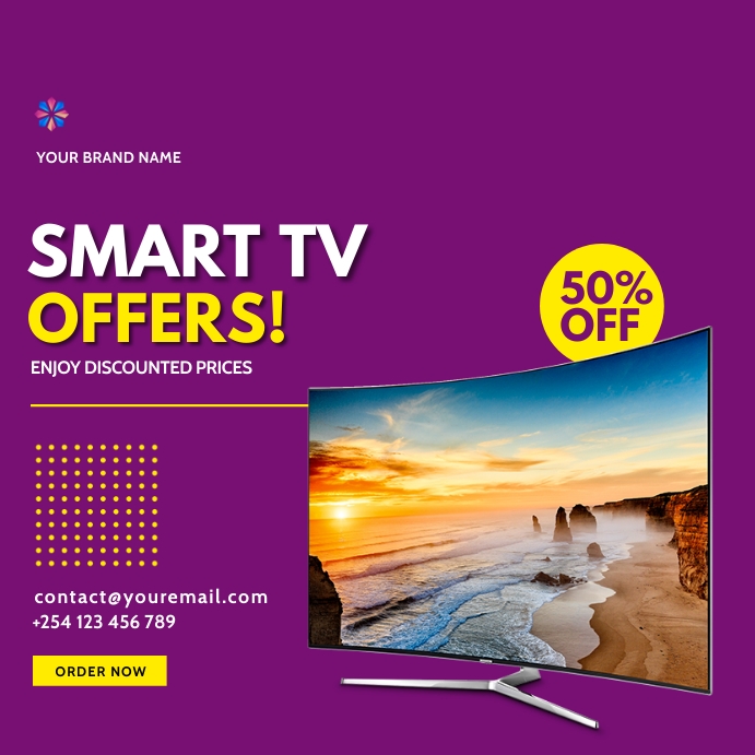 Copy of smart tv electronics gadgets appliances flyer | PosterMyWall