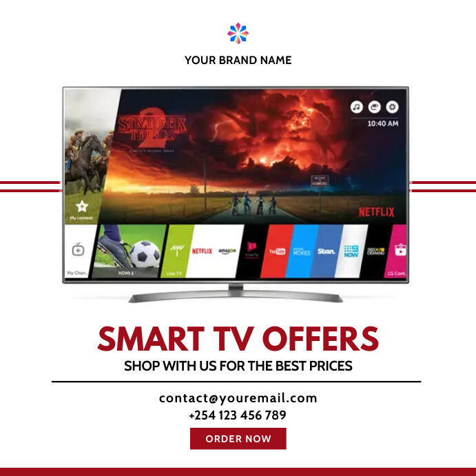 smart tv electronics gadgets appliances flyer Template | PosterMyWall