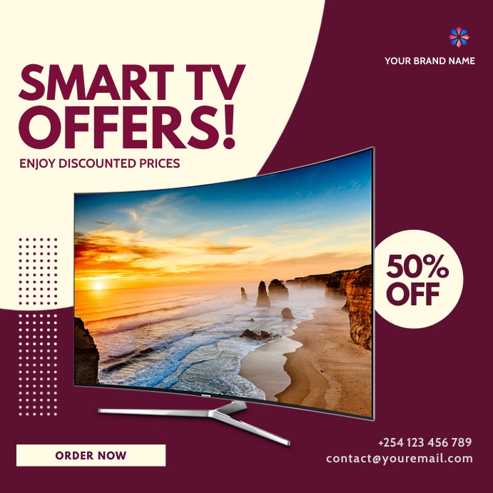 smart tv electronics gadgets appliances flyer Template | PosterMyWall