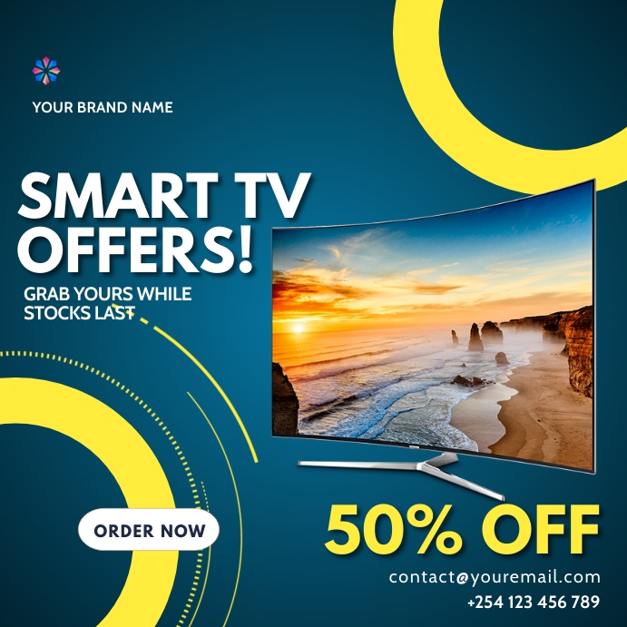 Copy of smart tv electronics gadgets appliances flyer | PosterMyWall