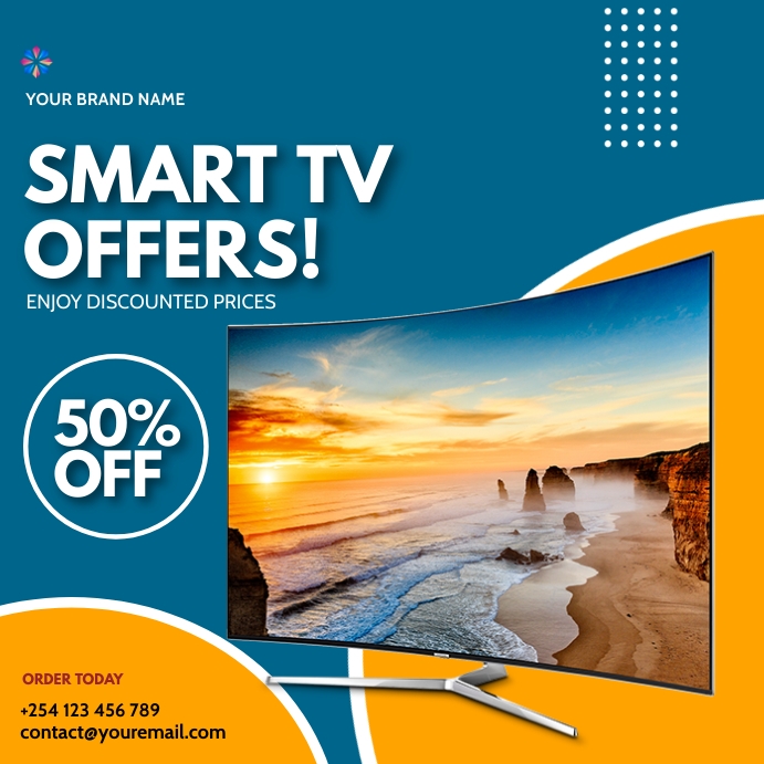 Copy of smart tv electronics gadgets appliances flyer | PosterMyWall