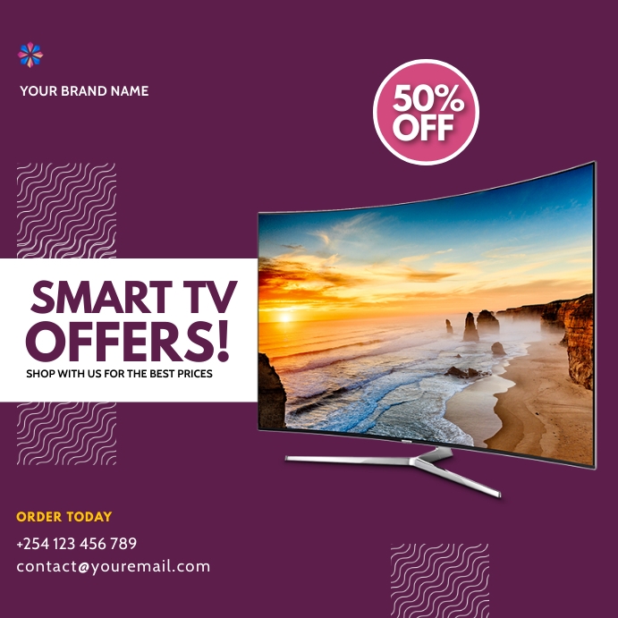 Copy of smart tv electronics gadgets appliances flyer | PosterMyWall