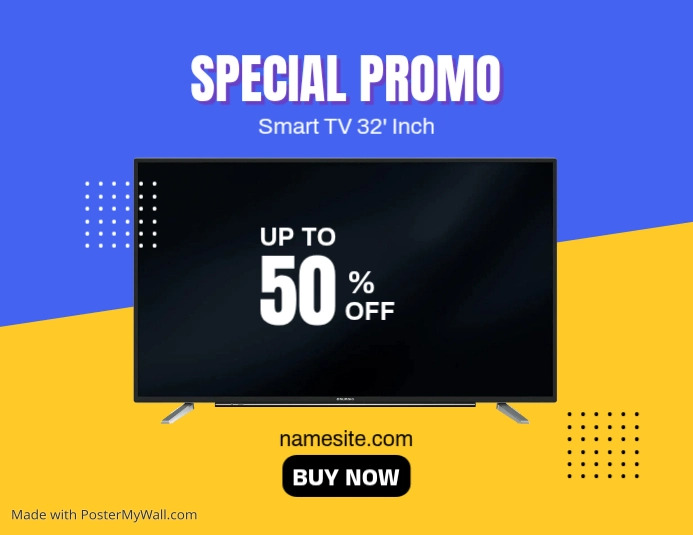 Smart Tv Flyer Template | PosterMyWall