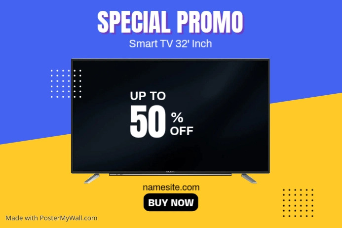 Copy of Smart Tv Poster | PosterMyWall