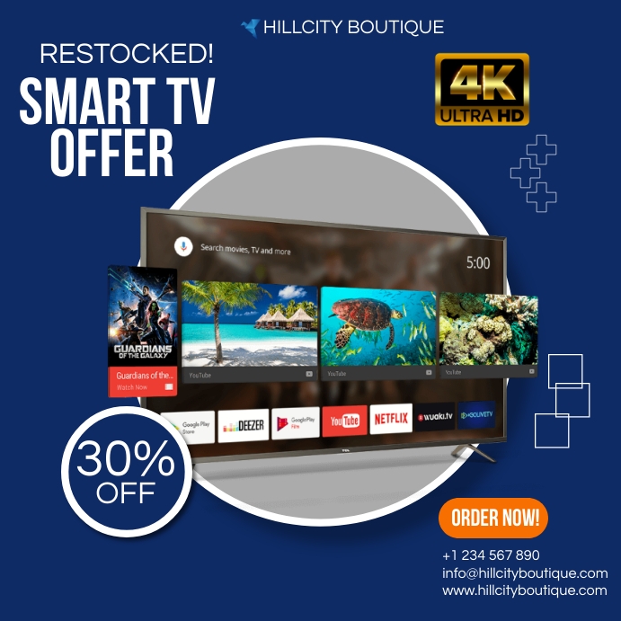 smart tv sale Template | PosterMyWall