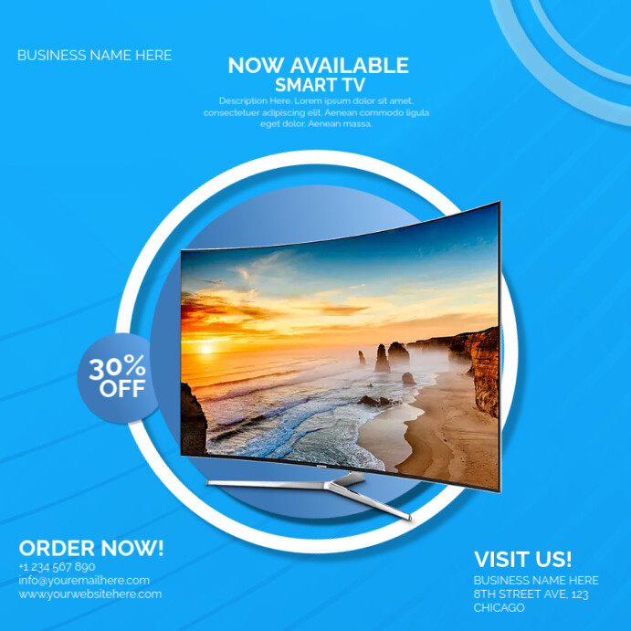 smart tv sale Template | PosterMyWall