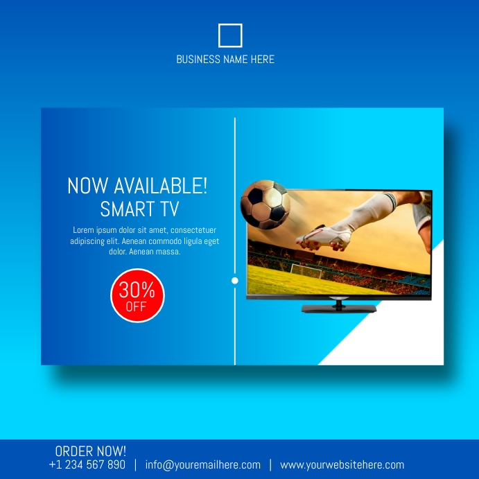 smart tv sale Template | PosterMyWall