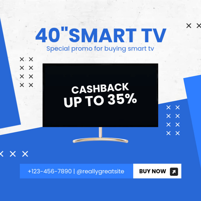 Plantilla de smart tv sale template | PosterMyWall
