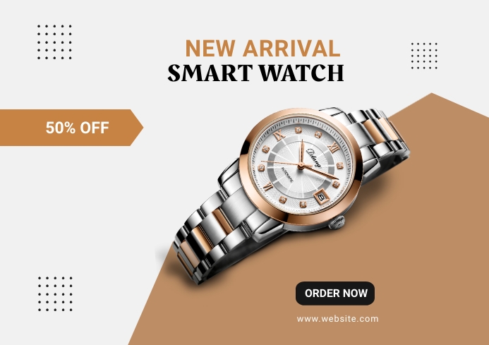 Smart Watch A4 Template | PosterMyWall