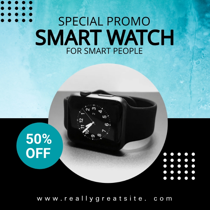 Plantilla de Smart watch ad Instagram Post. | PosterMyWall