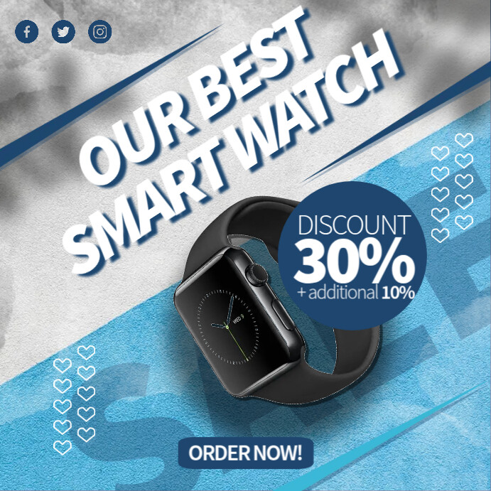 Smart Watch Ads Template | PosterMyWall