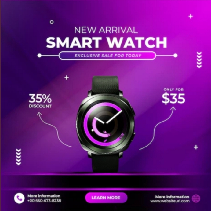 Copy of Smart watch | PosterMyWall