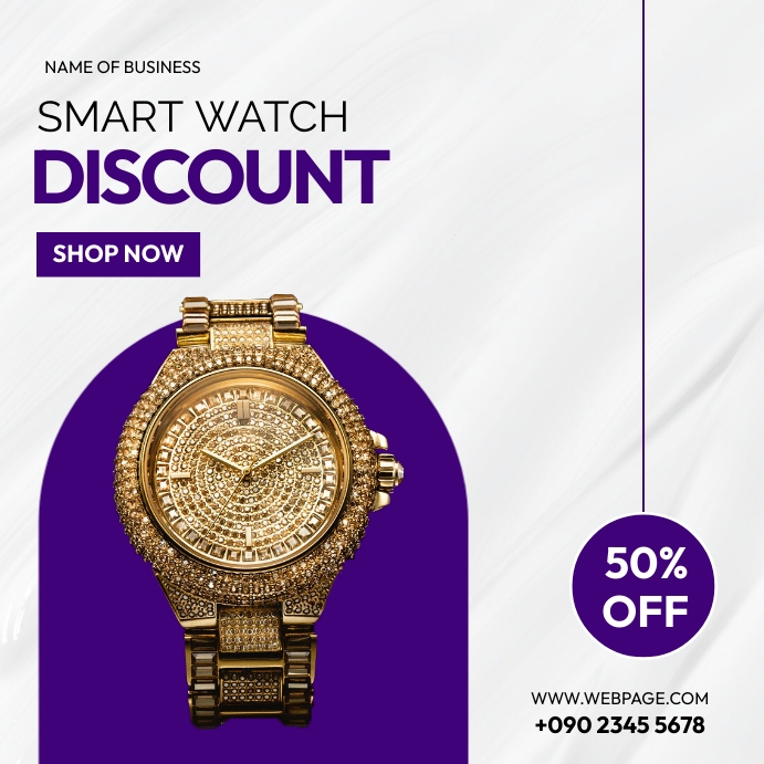 Plantilla de Folleto de Descuento de Reloj Inteligente | PosterMyWall