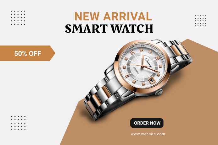 Smart Watch Poster Template | PosterMyWall