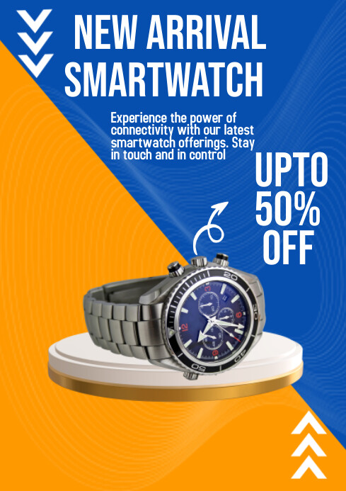 Copy of Smart Watch sale templates | PosterMyWall