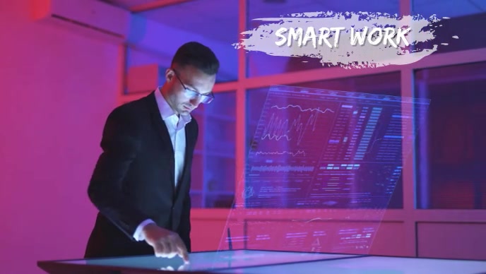 Copy of Smart Work | PosterMyWall