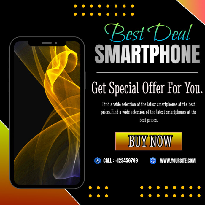 Plantilla de Smartphone Best Deal | PosterMyWall