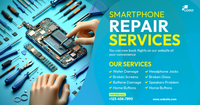 Copy of Smartphone Repair Service Ad Template | PosterMyWall
