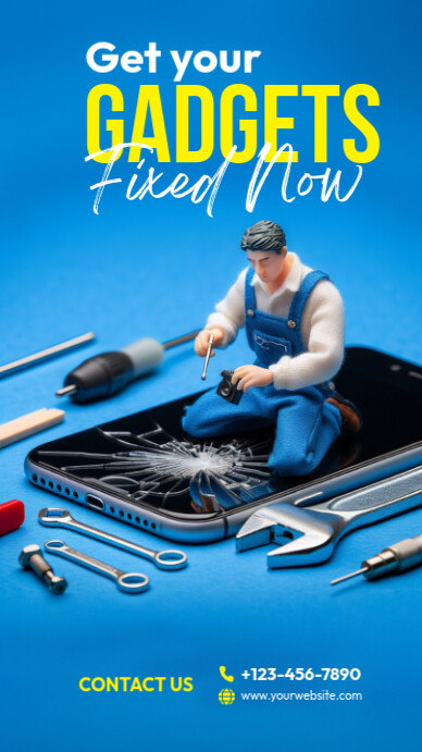 Copy of Smartphone Repair Services Ad Template | PosterMyWall