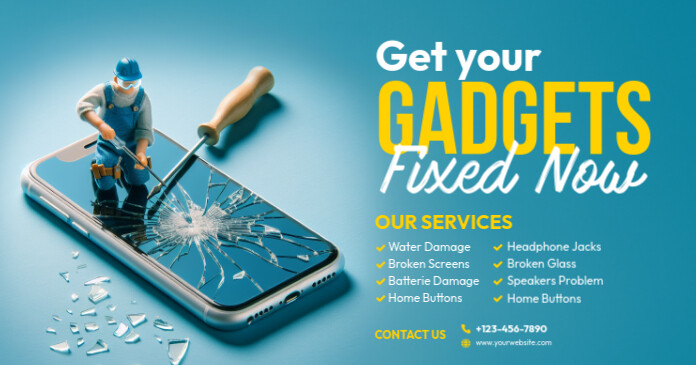 Smartphone Repair Services Template | PosterMyWall