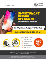 Smartphone Repair Shop Poster Template | PosterMyWall
