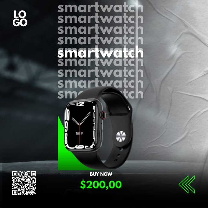 Smartwatch Template | PosterMyWall