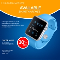 smartwatch sale Template | PosterMyWall