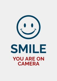 Smile You're On Camera Security Template | PosterMyWall
