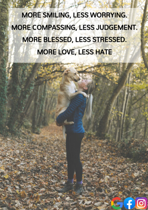 SMILING AND HATE QUOTE TEMPLATE | PosterMyWall