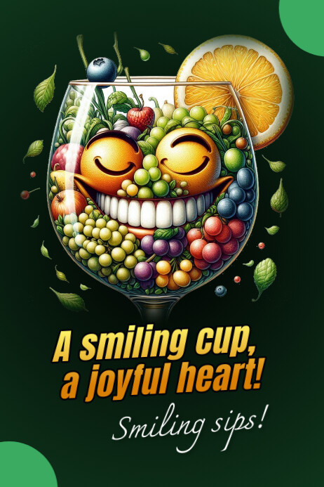 Copy of Smiling cup | PosterMyWall