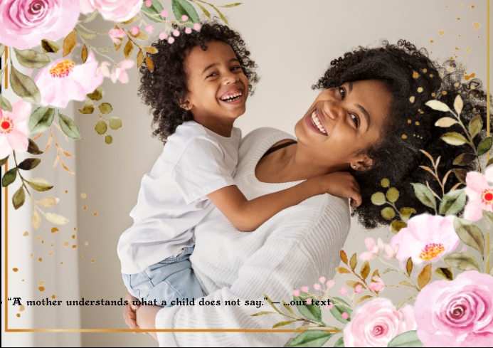 Plantilla de smiling mum | PosterMyWall
