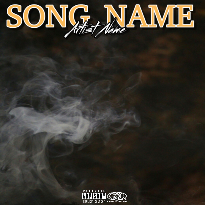 Smoke album cover Template | PosterMyWall