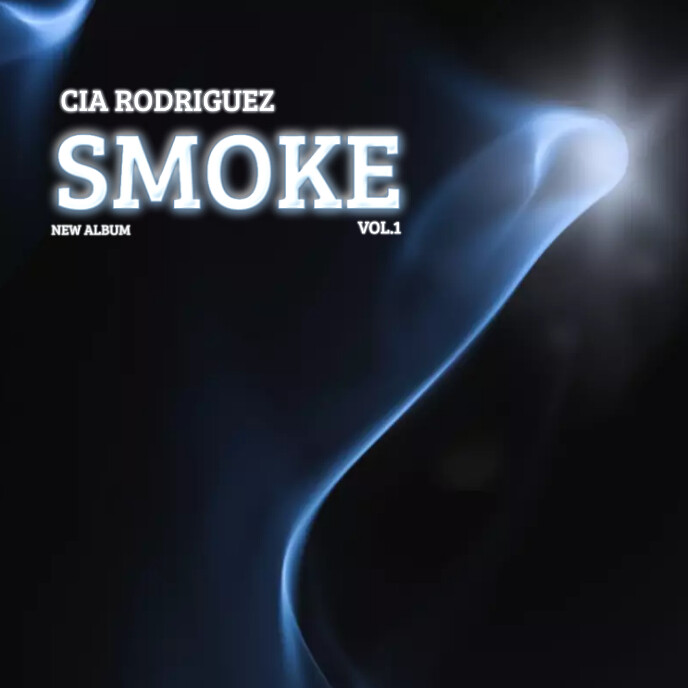 SMOKE Album Cover Template | PosterMyWall