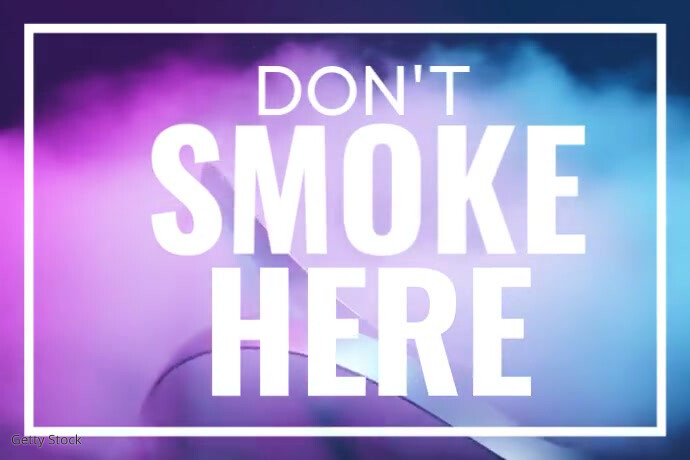 Smoke Template | PosterMyWall