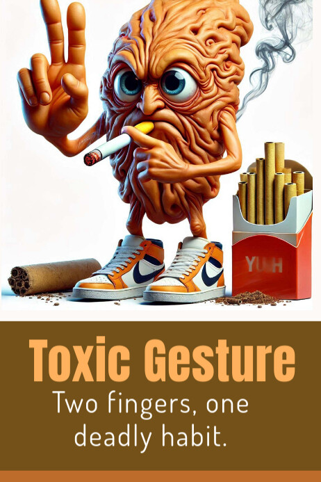 Smoking Template | PosterMyWall