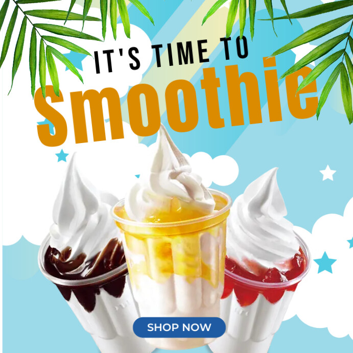 Smoothie Template | PosterMyWall