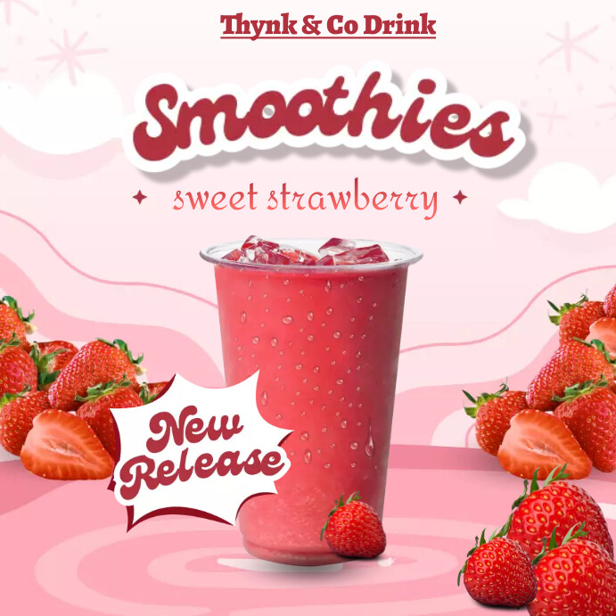 Plantilla de Smoothies Drink Flyer | PosterMyWall