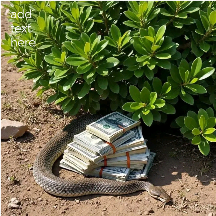 Snake Guarding Money Stash Template | PosterMyWall