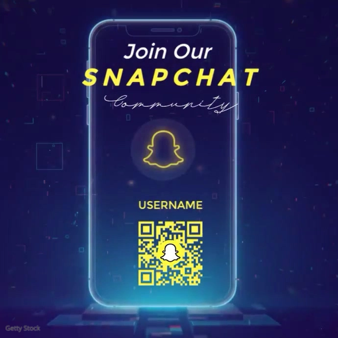 Join Our Digital Vibe: Snapchat Community Connection Template ...