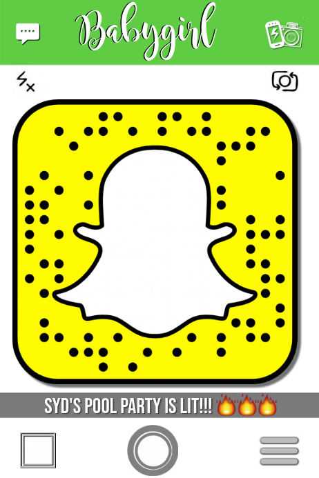 Snapchat Party Prop Frame | PosterMyWall