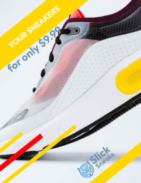 Sneaker Template | PosterMyWall