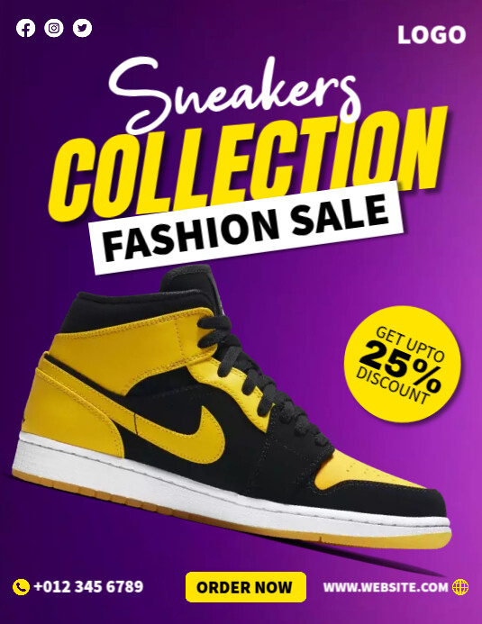 Sneaker Ads Template | PosterMyWall
