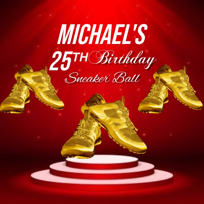 sneaker ball flyer Template | PosterMyWall