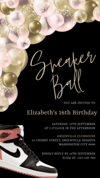 Sneaker Ball Invitation Template | PosterMyWall